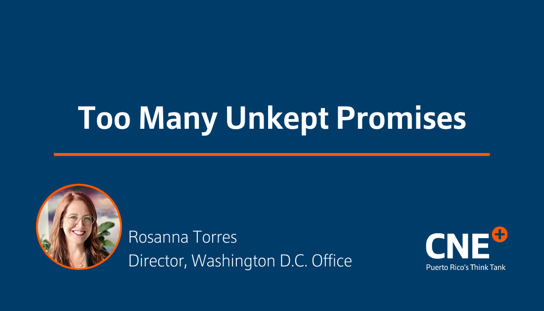 Too Many Unkept Promises - CNE – Centro Para Una Nueva Economía ...