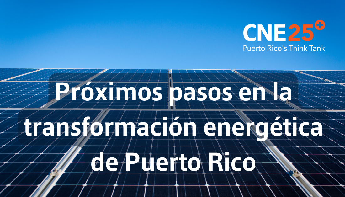 Próximos pasos en la transformación energética de Puerto Rico - CNE ...